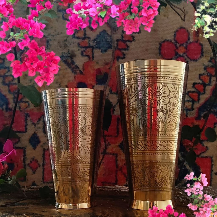 Jumbo Patiala Glass | Traditional Indian Drinkware for Beverages ...
