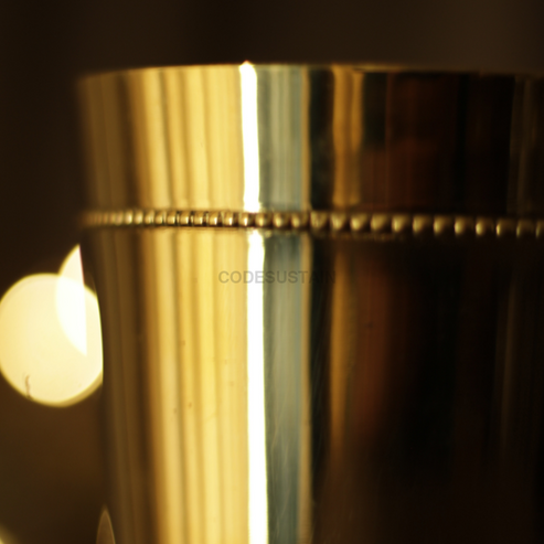 Brass Patiala Glass Lassi | Traditional Indian Drinkware for Refreshing ...